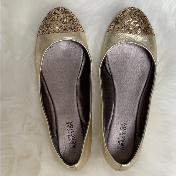 Kenneth Cole Reaction | Shoes | Kenneth Cole Reaction Gold Glitter ...